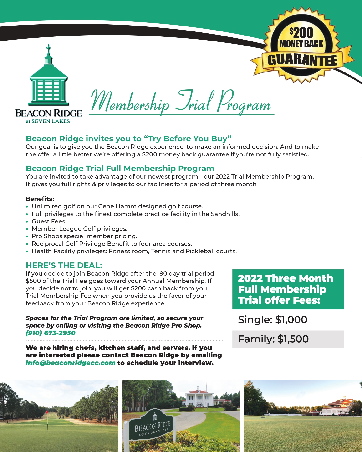 Membership - Beacon Ridge Golf & Country Club