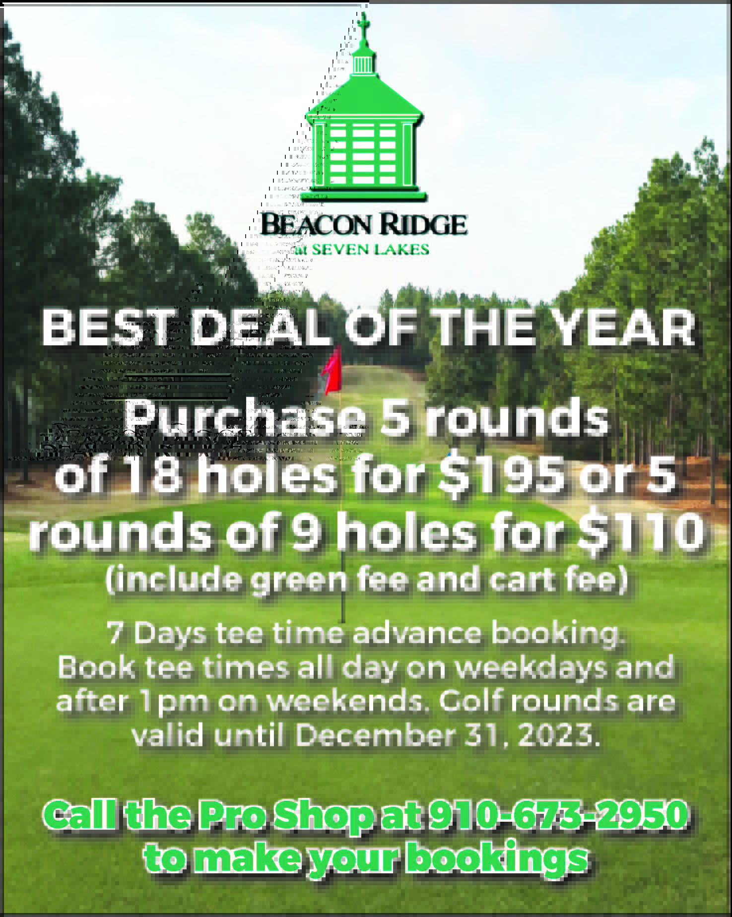 Best Deals of the Year - Beacon Ridge Golf & Country Club